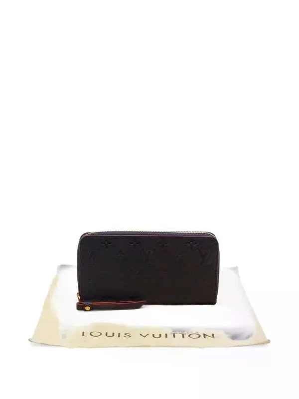 LOUIS VUITTON 2017 Monogram Empreinte Zippy Leather Wallet
