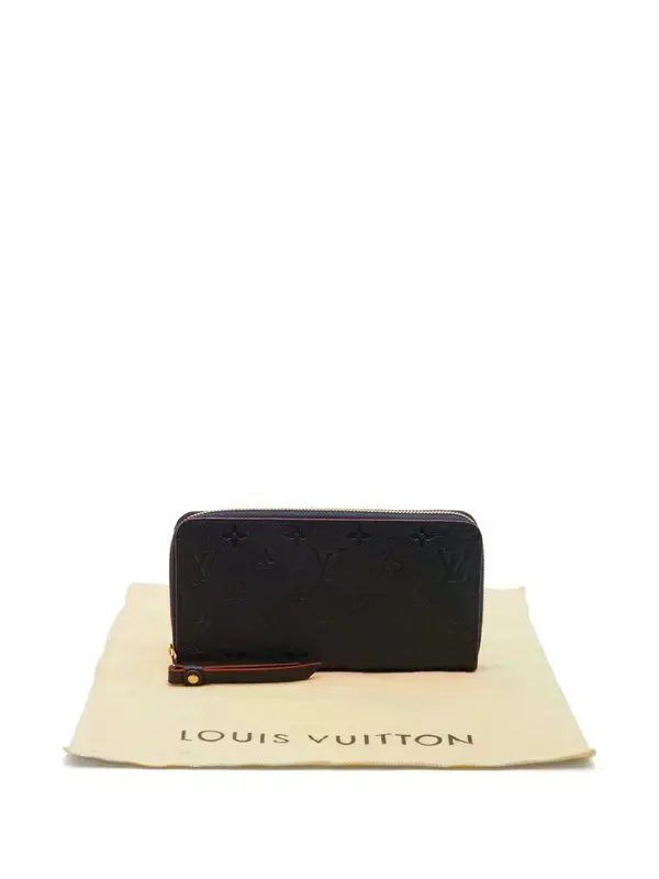 LOUIS VUITTON 2017 Monogram Empreinte Zippy Leather Wallet