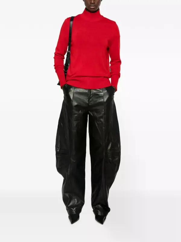 Pinko High-neck Logo Patch Sweater