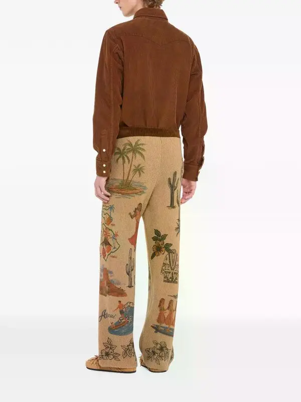 Alanui The Decade Graphic-print Trousers