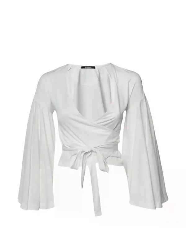 Jacquemus Le Cache Cœur Ventadou Wrap Top