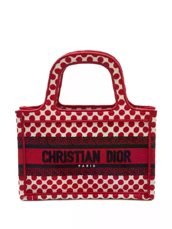 Dior Mini Dioramour Book Tote Bag - Red