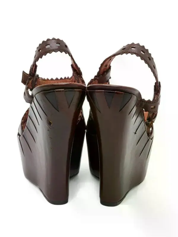Alaïa Platform Wedge Sandals