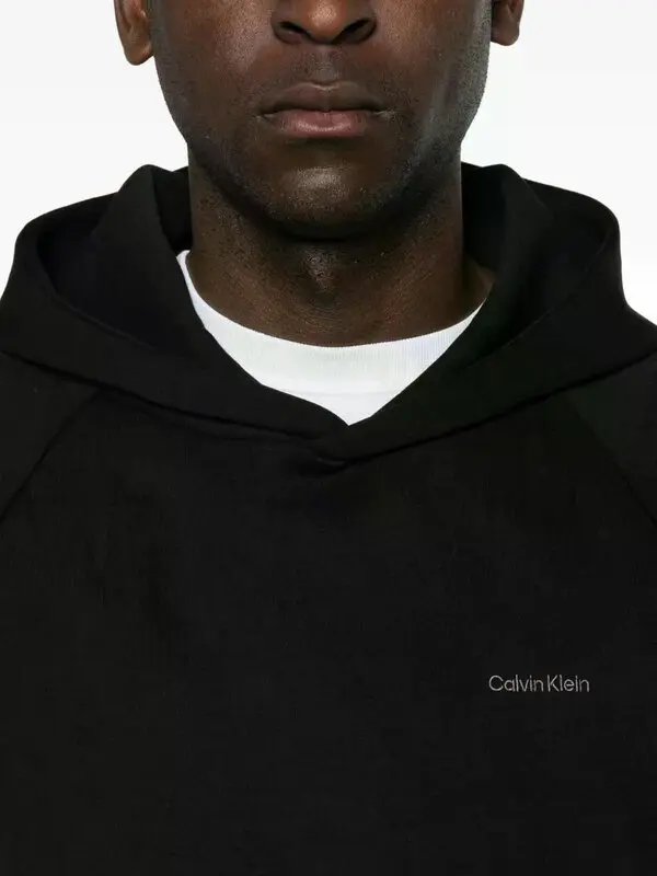 Calvin Klein Logo-print Raglan-sleeve Hoodie