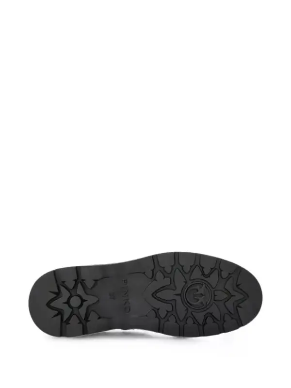 Pinko Love Birds Lace-up Combat Boots