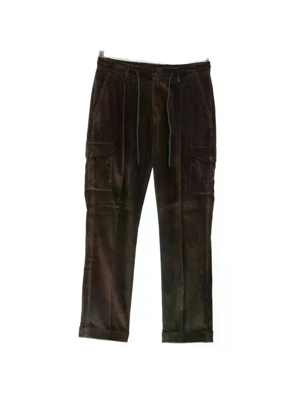 GRAN SASSO Corduroy Drawstring Cargo Pants