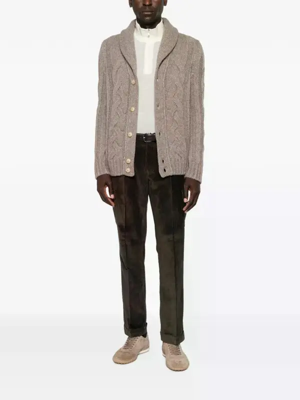 GRAN SASSO Corduroy Drawstring Cargo Pants