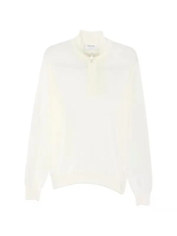 GRAN SASSO Half-zip Wool Sweater