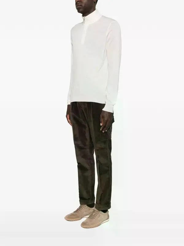 GRAN SASSO Half-zip Wool Sweater