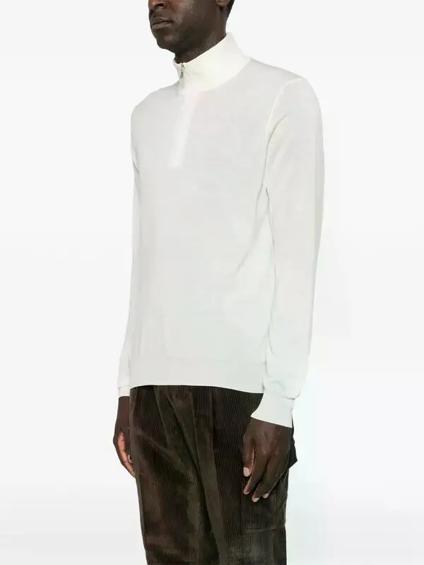 GRAN SASSO Half-zip Wool Sweater