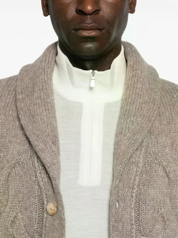GRAN SASSO Half-zip Wool Sweater