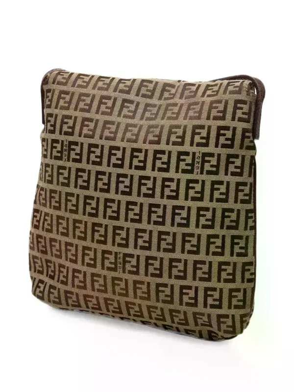 Fendi 2000-2010 Zucchino Canvas Crossbody Bag