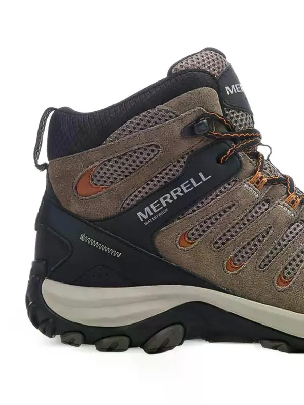Merrell Crosslander 3 Mid Waterproof Hiking Boots - Brown