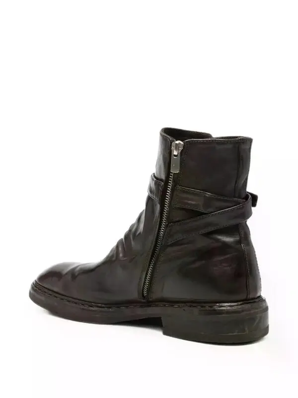 Officine Creative Concept 003 Buckle-fastening Biker Boots