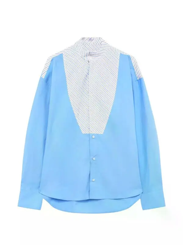 MSGM Paneled Cotton Shirt