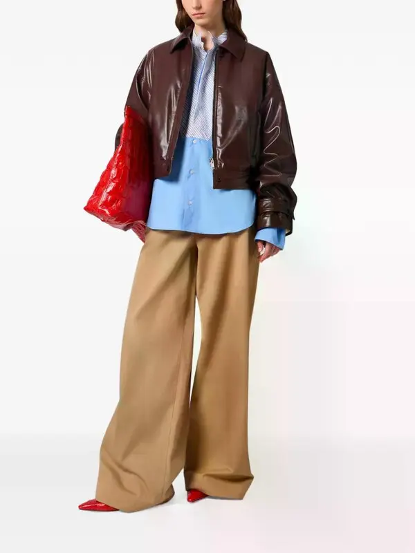 MSGM Paneled Cotton Shirt