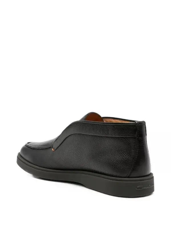 Santoni Detroit Leather Loafers