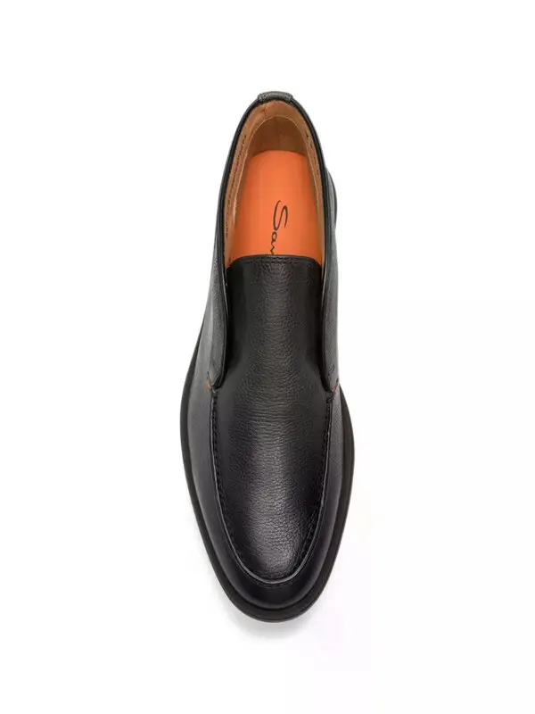 Santoni Detroit Leather Loafers