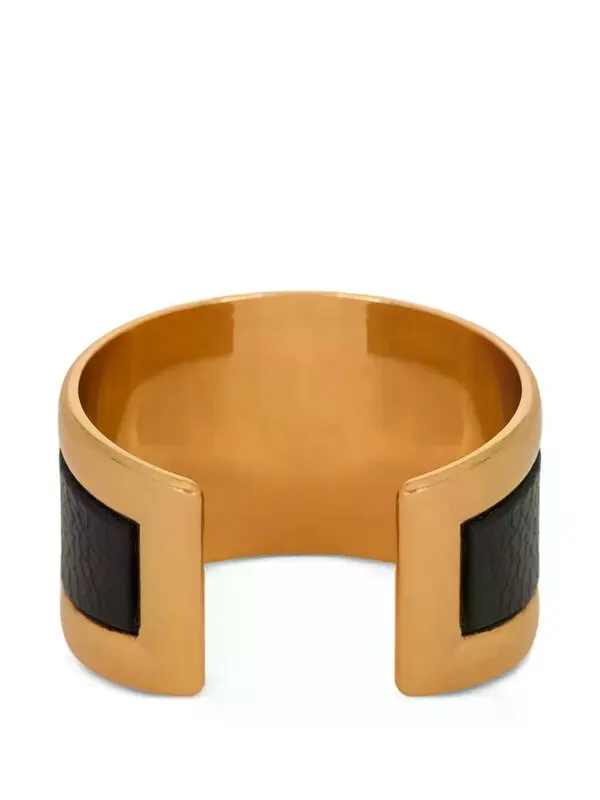 Balmain Anthem Bracelet In Brass And Resin