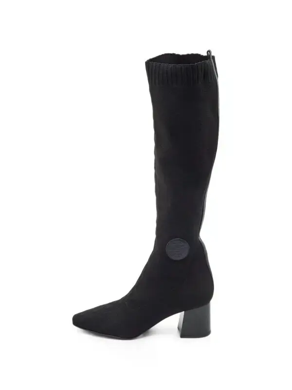Hermès Fontaine Knit´knee-high Boots