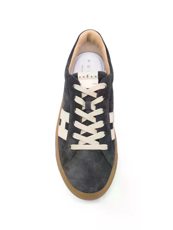 Hogan Suede Logo Patch Sneakers