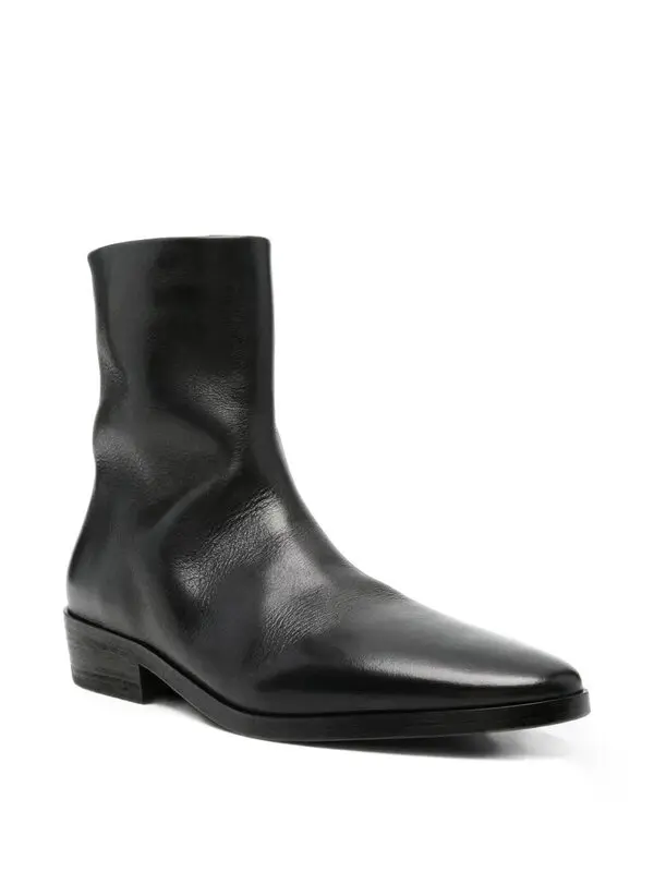 Marsèll Side-zip Leather Ankle Boots