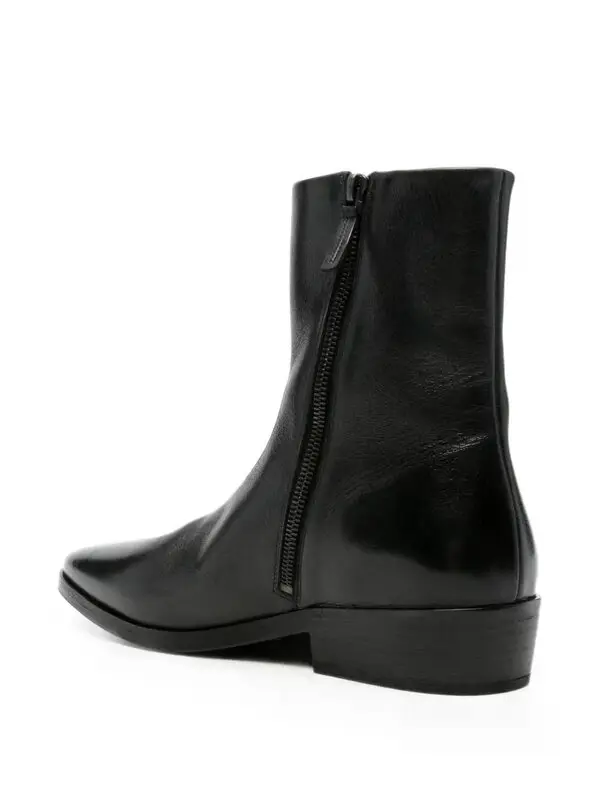 Marsèll Side-zip Leather Ankle Boots