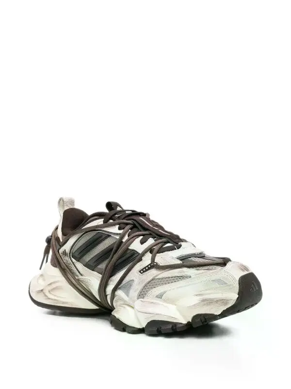 Adidas Xlg Runner Deluxe 2.0 Distressed Panelled Sneakers