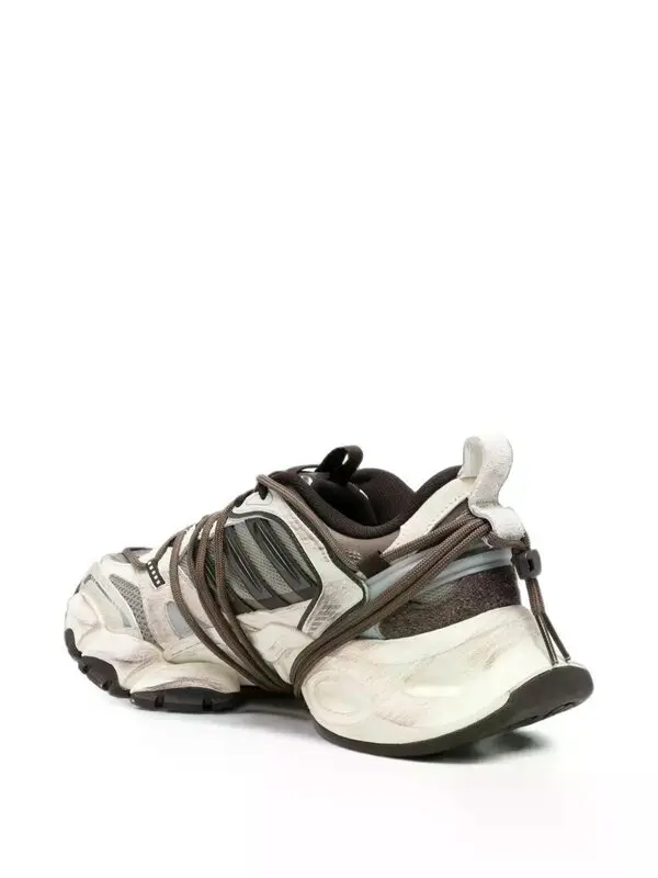 Adidas Xlg Runner Deluxe 2.0 Distressed Panelled Sneakers