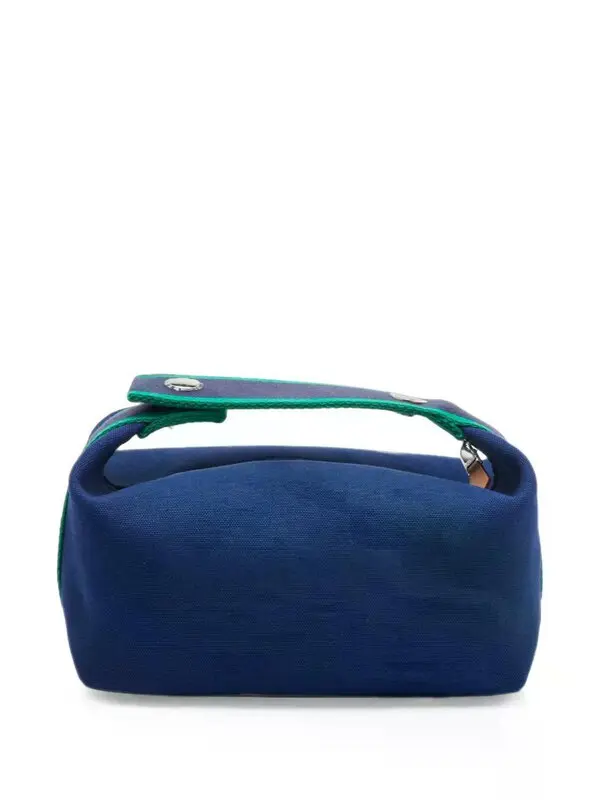 Hermès Bride-a-brac Toile H Canvas Pouch - Blue
