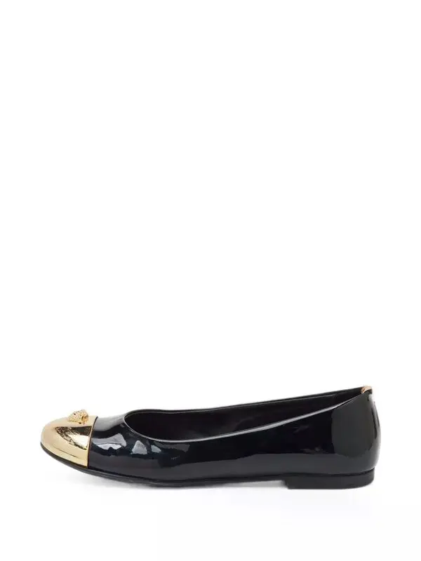 Versace Medusa Cap-toe Ballet Flats