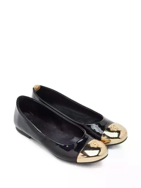 Versace Medusa Cap-toe Ballet Flats