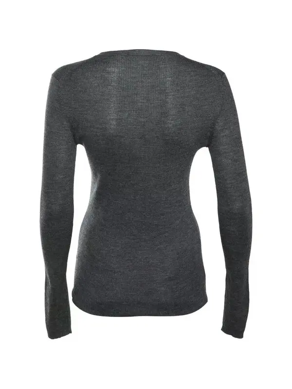 Prada Logo Crew Neck Knit