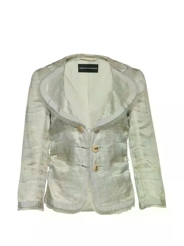 Emporio Armani Check-pattern Blazer