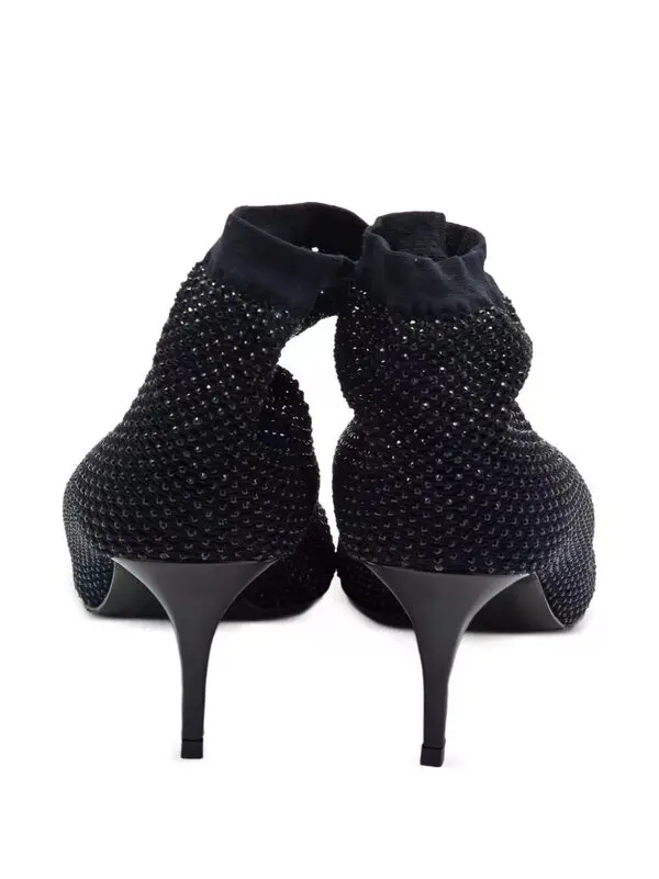 LE SILLA Gilda Crystal-embellished Stretch Boots