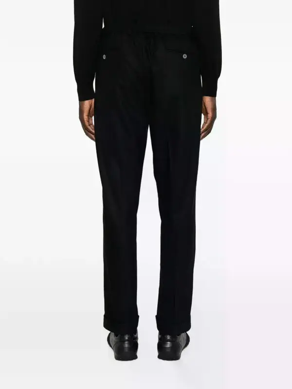 GRAN SASSO Drawstring Pleated Tailored Trousers