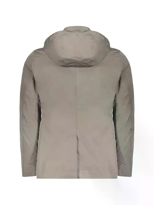 MOORER Double-breasted Hooded Jacket