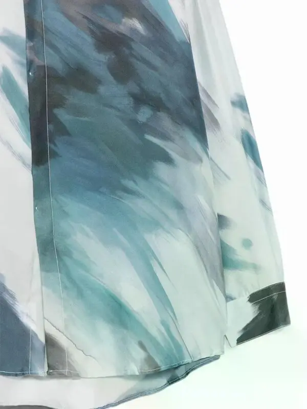 COSTUMEIN Abstract-print Long-sleeve Shirt