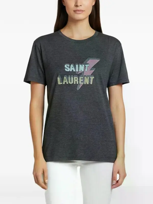 Saint Laurent Logo-detail T-shirt