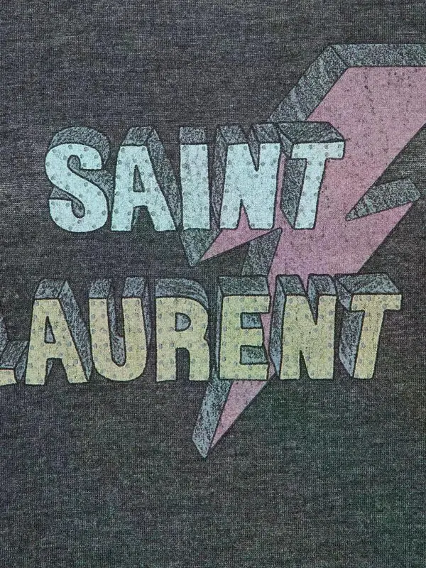 Saint Laurent Logo-detail T-shirt