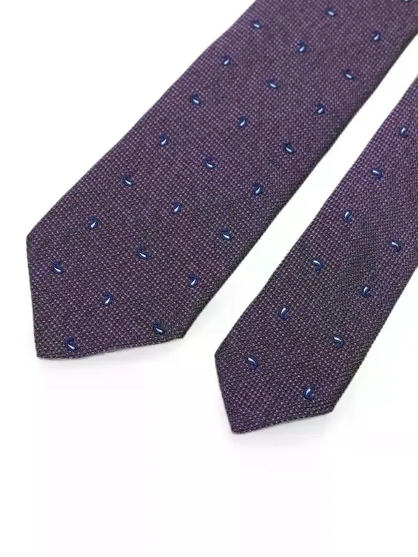 ANTONIO MURO Paisley-embroidered Tie
