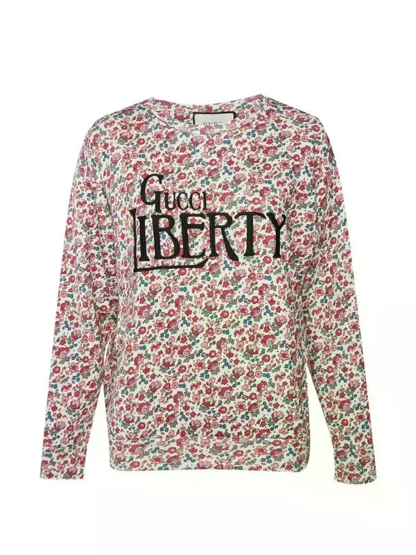 Gucci Floral-print Liberty Sweater