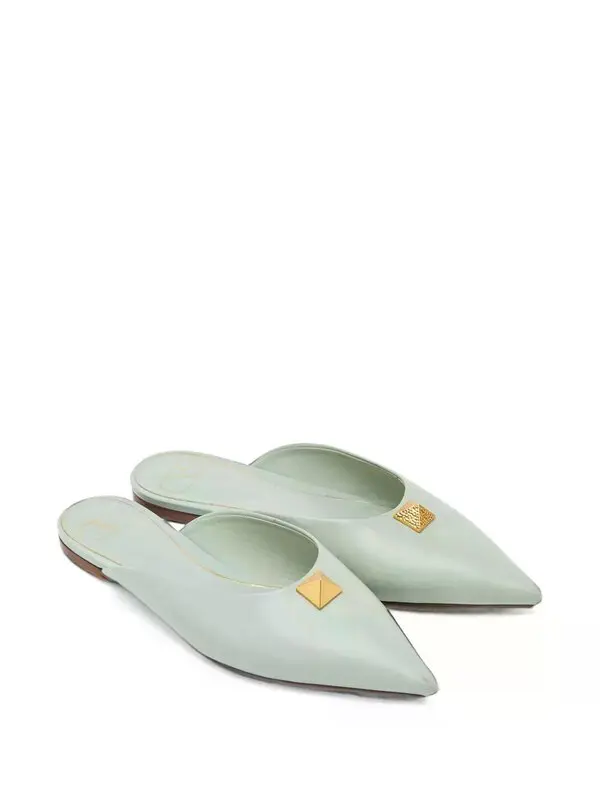 Valentino Garavani Rockstud Pointed-toe Mules