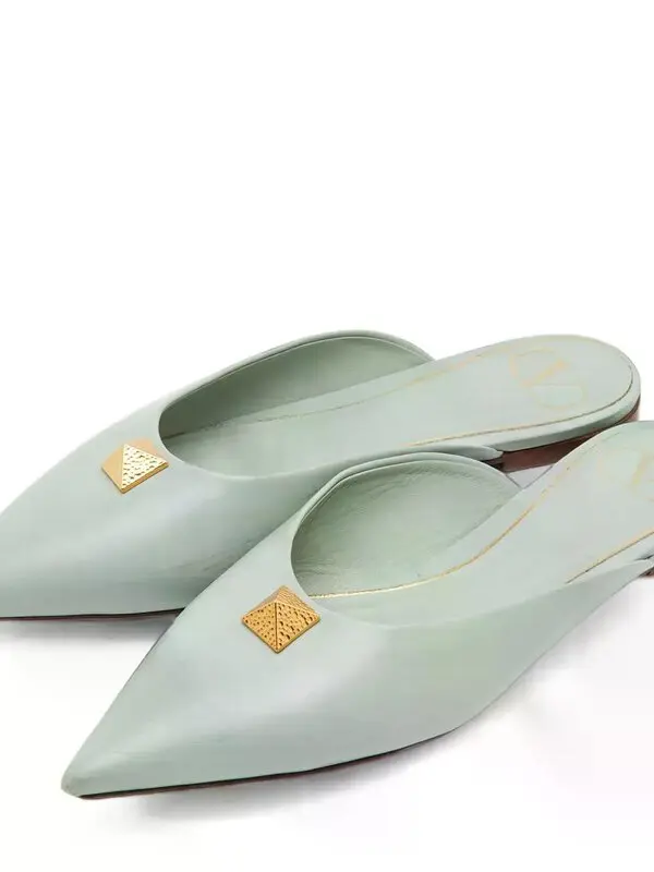 Valentino Garavani Rockstud Pointed-toe Mules