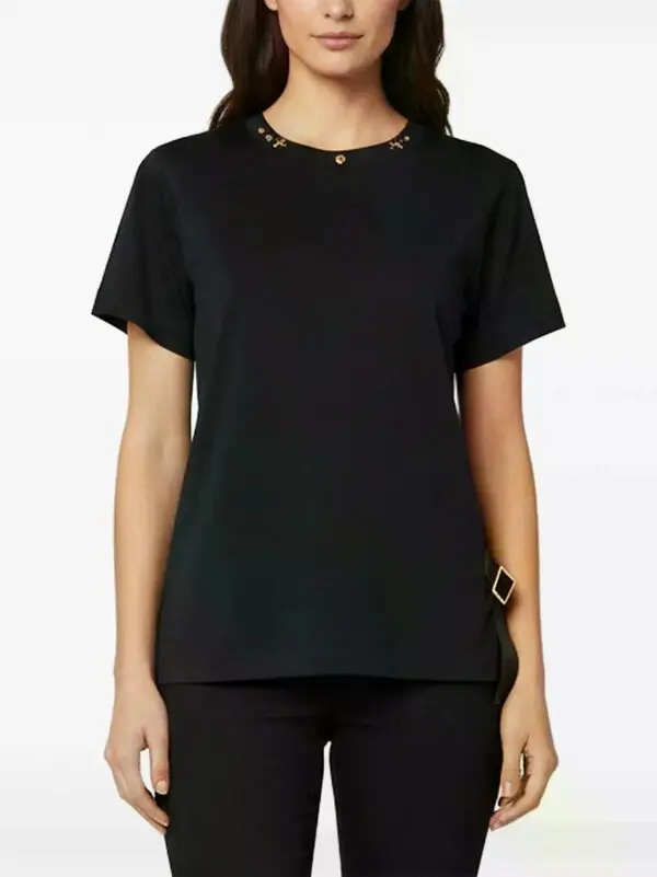 LOUIS VUITTON Side-strap T-shirt - Black