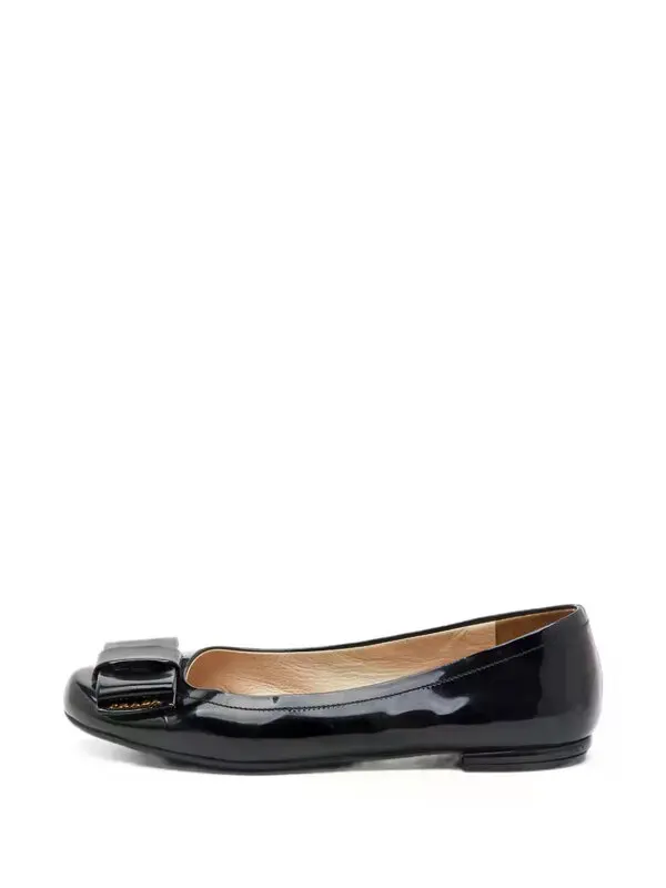 Prada Bow-detail Ballet Flats
