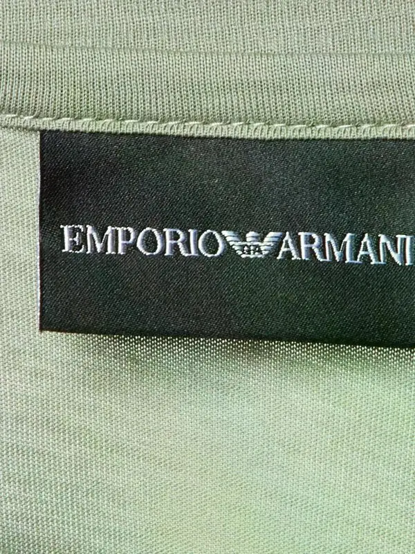 Emporio Armani Eagle Embroidered T-shirt