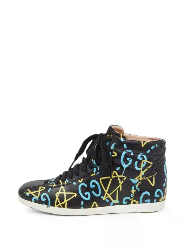 Gucci Ghost Graffiti-print Sneakers