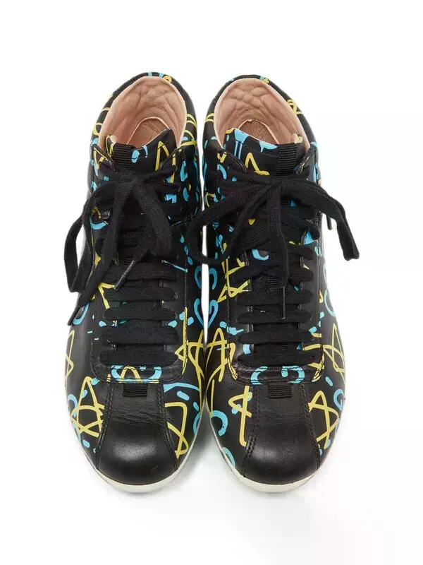 Gucci Ghost Graffiti-print Sneakers