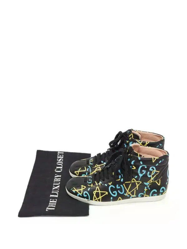 Gucci Ghost Graffiti-print Sneakers